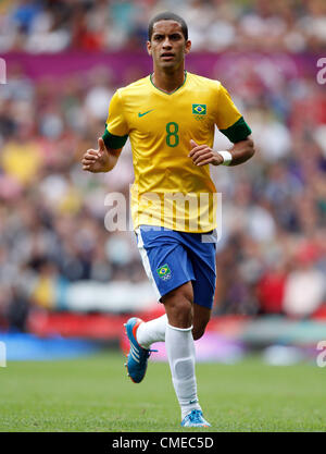 ROMULO BRAZIL OLD TRAFFORD MANCHESTER ENGLAND 29 July 2012 Stock Photo ...