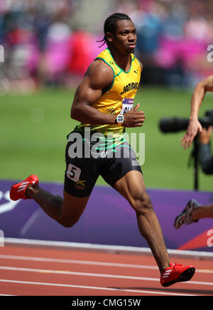 YOHAN BLAKE JAMAICA STRATFORD LONDON ENGLAND 04 August 2012 Stock Photo ...