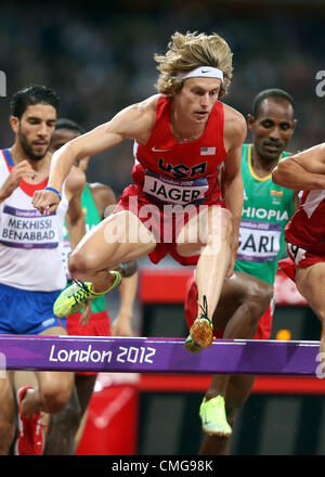 Evan Jager (USA). 3000 metres steeplechase men, Bronze Medal. IAAF ...