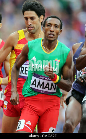 MOHAMMED AMAN 2012 OLYMPIC GAMES Stock Photo - Alamy