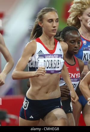 LISA DOBRISKEY 1500 METRES OLYMPICS 2012 Stock Photo - Alamy