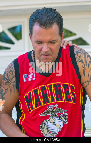 AUG. 12, 2012 - OCEANSIDE, NEW YORK U.S. - At home of Lance Corporal ...
