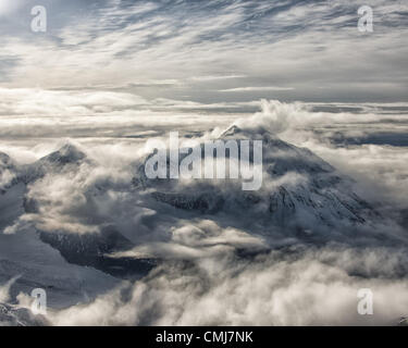 The Wickersham Wall on the North Side of Mt McKinley Denali National ...