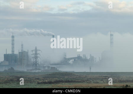 Huntsman Tioxide chemical plant. This plant produces titanium dioxide ...