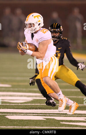 COLUMBIA, MO - NOVEMBER 25: Missouri Tigers linebacker Eric Beisel (38 ...