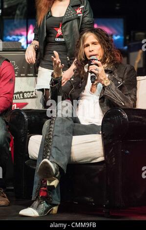 Milan, Italy. 5th Nov, 2013. Steven Tyler was today at the Milan fair ...