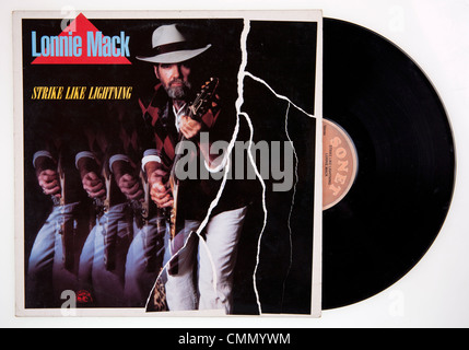Lonnie Mack, Strike like Lightening album Stock Photo - Alamy