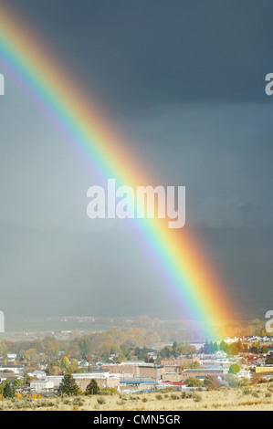 Rainbow, Salmon, Idaho, Clouds, Light, Sky, Sun, Rain Stock Photo - Alamy