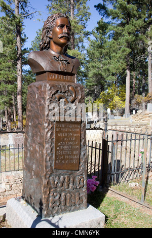 The Grave of Wild Bill Hickok Stock Photo - Alamy