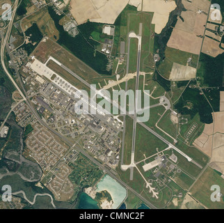 aerial map Dover, Delaware and Dover Air Force Base, DOV Stock Photo ...