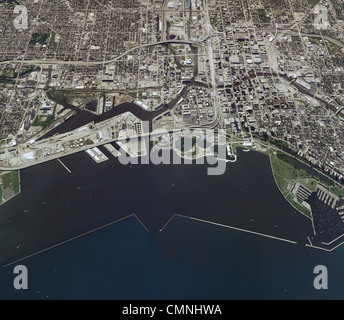 Wisconsin - Milwaukee, Aerial Photograph Stock Photo - Alamy