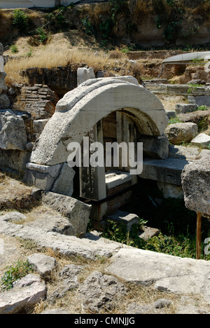 Athens, Greece remains of ancient Kerameikos Quarter, stone ruins Stock ...