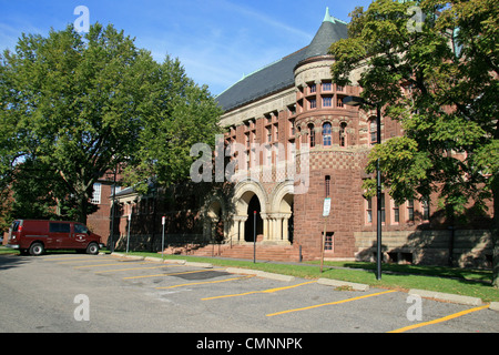 Austin Hall, built 1883, Harvard University campus, Cambridge, Boston ...