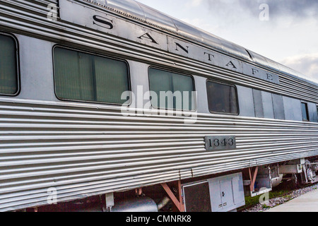 Vintage rail cars, many from 1920s, in train yard at Austin and Texas ...