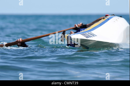 Rolling a sea kayak in the Sea of Cortez, Loreto Bay National Park ...