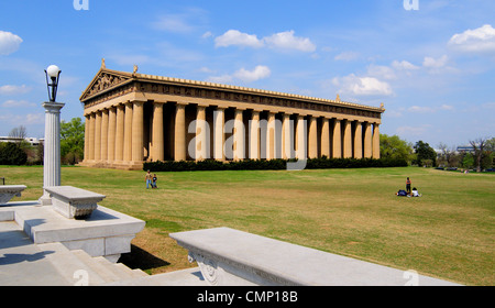 A full size replica of the Parthenon in Nashville, Tennessee Stock ...