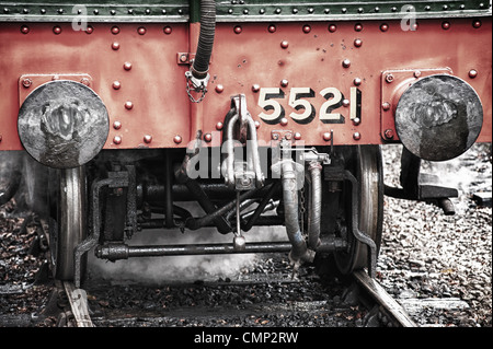 Steam Train coupling Stock Photo - Alamy