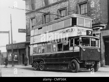Guy Trolleybus, Victoria Square, Wolverhampton, Mid 20th cent. A ...