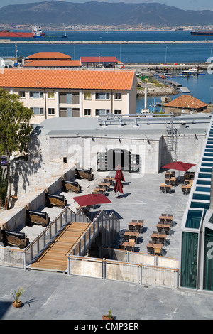 King's Bastion Leisure Center, Rock of Gibraltar Stock Photo - Alamy