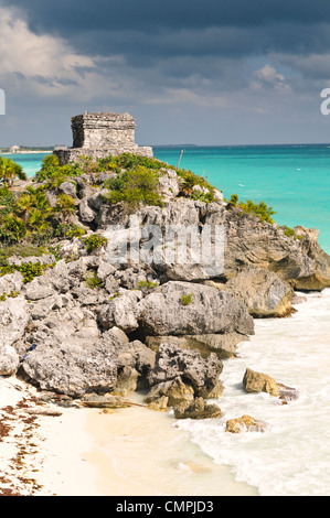 Archaeological zone of Tulum, Yucatan, Quintana Roo, Mexico Stock Photo ...