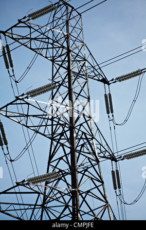 detail of electricity pylon Stock Photo - Alamy