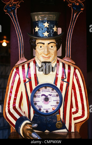 1900’s Vintage American amusement arcade machine with coin operated ...