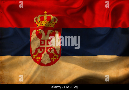 Serbia waving flag Stock Photo - Alamy