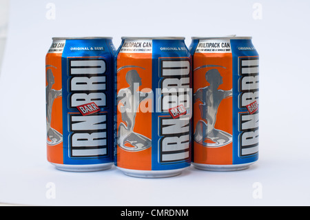 Can of Irn Bru on a white background Stock Photo - Alamy
