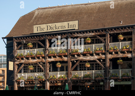 The Dickens Inn, Pub St Katharine Docks, London UK England Stock Photo ...