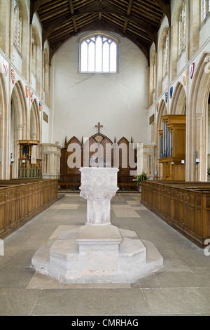 The font, St. Mary and All Saints Church, Fillongley, Warwickshire ...