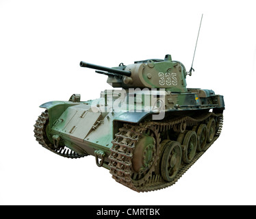 A military vehicle, the Stridsvagn L-5, which was used by the Swedish ...