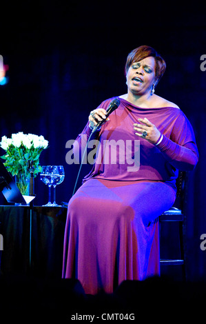 American jazz singer Dianne Reeves performs on the Casino stage during ...