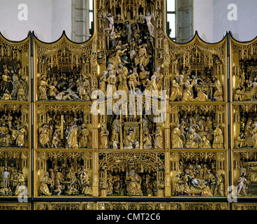 Antwerpener Altar Goldenes Wunder in der Petrikirche von Dortmund, Ruhrgebiet, Nordrhein ...