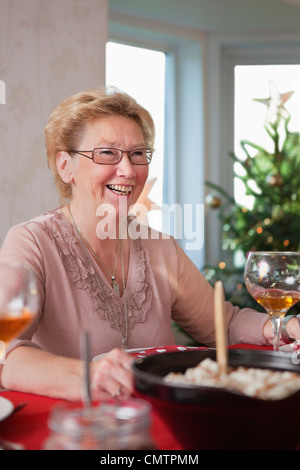 close up of happy smiling senior woman face in bedroom Stock Photo - Alamy