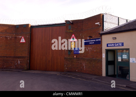 Main entrance to the Immigration Removal Centre, Haslar, Gosport ...