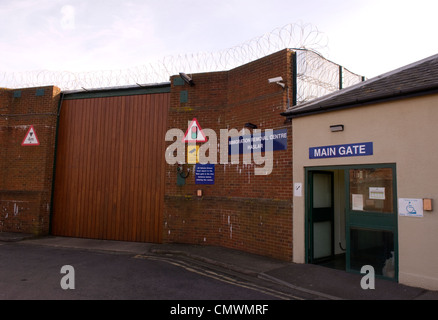 Main entrance to the Immigration Removal Centre, Haslar, Gosport ...