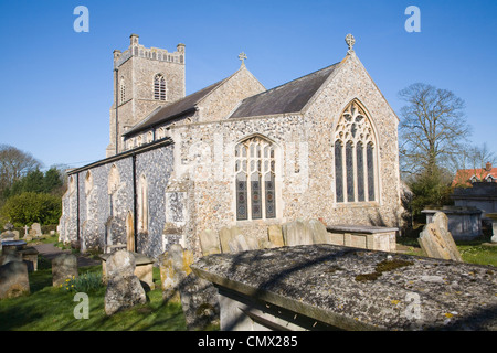 Saint John the Baptist church, Saxmundham, Suffolk, England Stock Photo ...