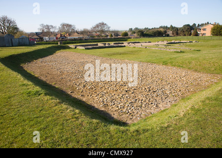 Caister-on-sea roman fort Norfolk England Stock Photo - Alamy
