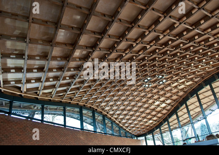 The Savill building, entrance to Savill Garden (gardens) with a ...