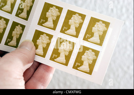 1st First Class Stamps Stock Photo - Alamy
