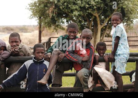 Zimbabwean boys and girls, boys, girls, children, schoolchildren Stock ...