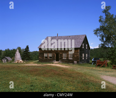 The Historical Acadian Village New Brunswick Canada Stock Photo ...