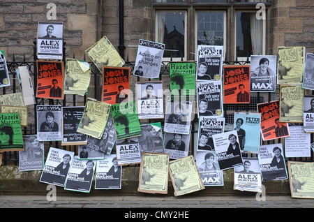 Posters for Edinburgh University Student Association (EUSA) elections ...