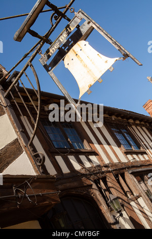 The Bell Inn, in the village of Kersey, Suffolk, England UK Stock Photo ...