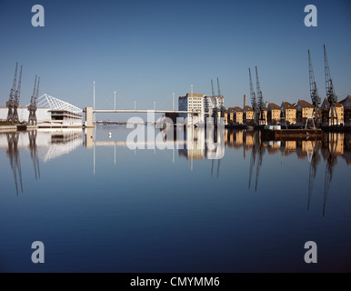 Royal Victoria Dock, Royal Docks of east London, 19th century Stock ...