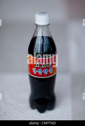 Bottle of North Korean coca cola, Pyongan Province, Pyongyang, North ...