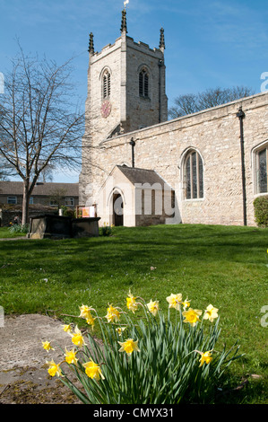 Saint Mary's church, Kippax Stock Photo - Alamy