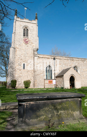 Saint Mary's church, Kippax Stock Photo - Alamy