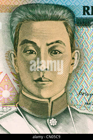 A portrait of Emilio Aguinaldo, the Filipino leader and insurrectionist ...
