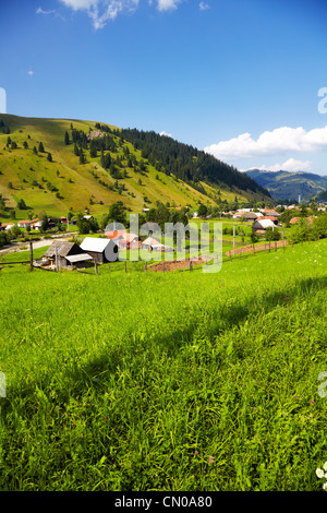 Beautiful summer rural landscape in the Central part of Russia on a ...